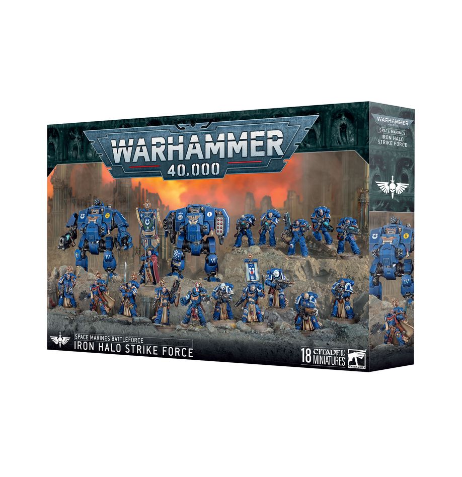 Space Marines Battleforce: Iron Halo Strike Force – BrickHammer Hobbies
